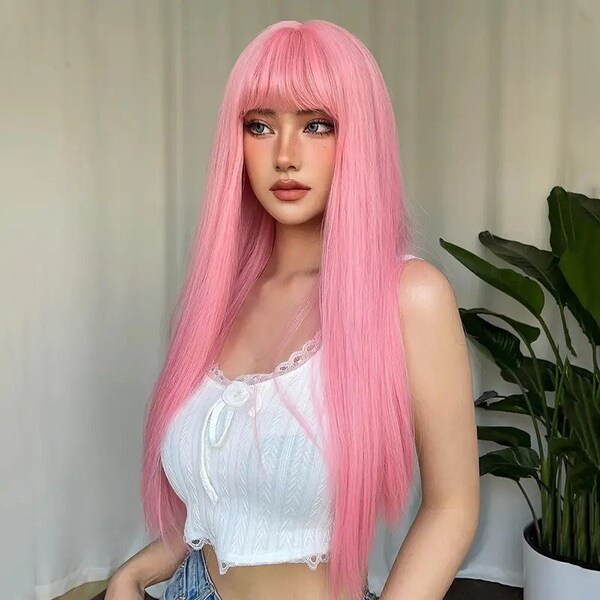 Shop Pink Wig - Etsy