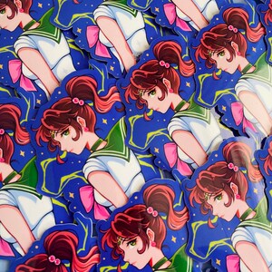 Sailor Jupiter Vinyl Waterproof Glossy Sticker - Etsy