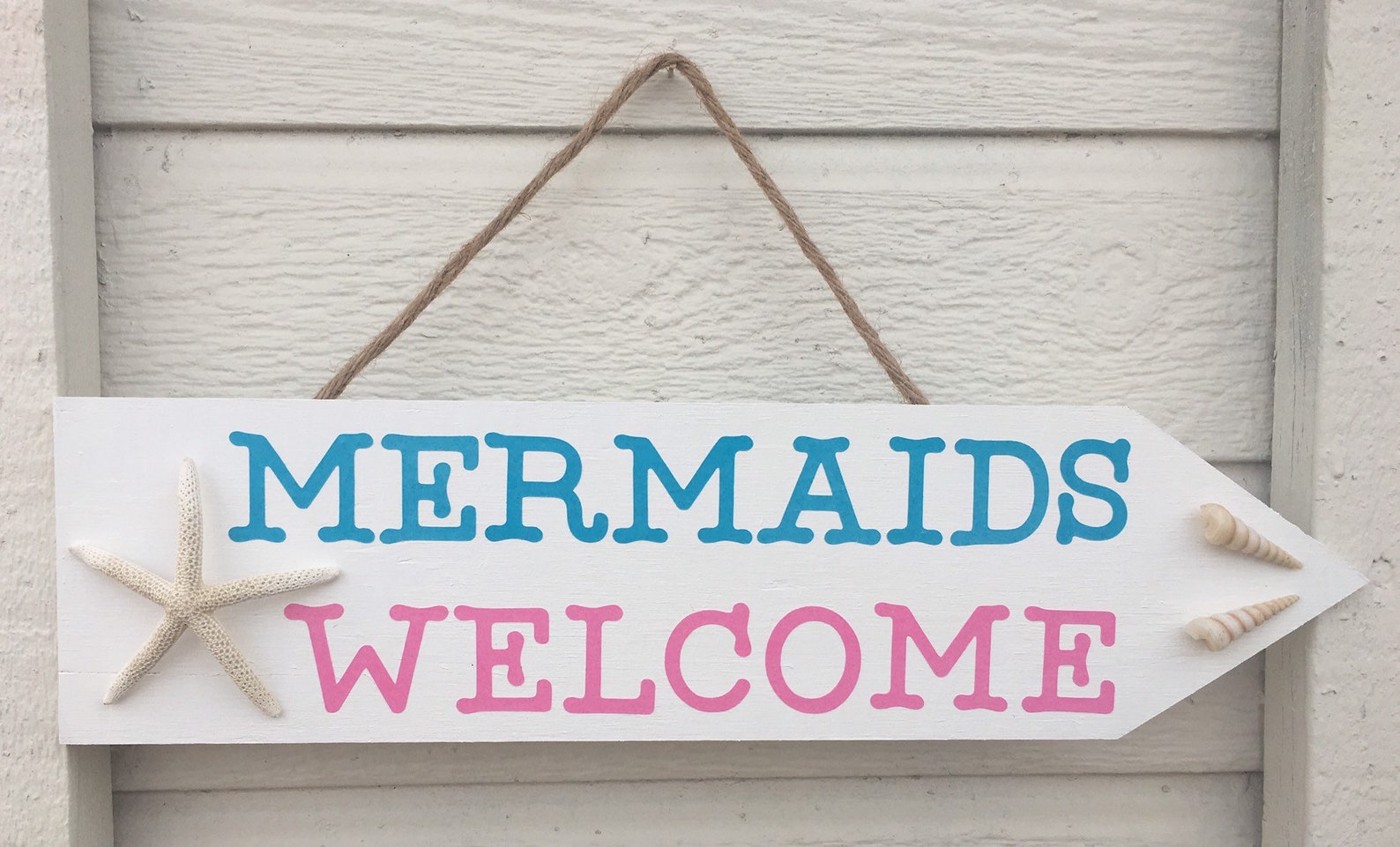 Mermaids Welcome Sign 2 - Etsy