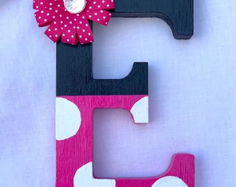 Disney/minnie Mouse Inspired 9 Custom Letters - Etsy