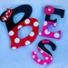Disney/minnie Mouse Inspired 9 Custom Letters - Etsy