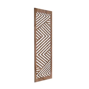 Tall Vertical Wood Wall Art, Geometric Abstract Wall Art Panels, Wooden ...