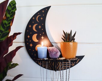 Sun Moon Shelf - Etsy