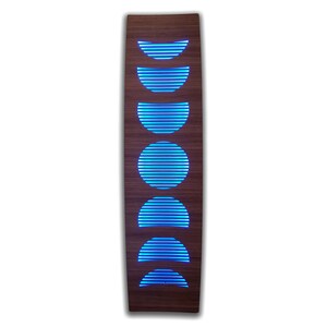 Moon Phases LED Wall Lamp Moon Phase Wall Art Wall Sconce - Etsy