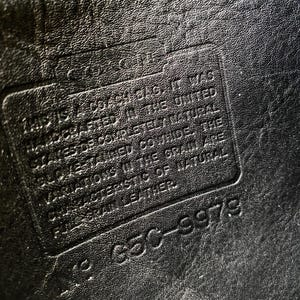 Vintage Coach Side Pack Crossbody Purse Vintage Black Leather Everyday ...