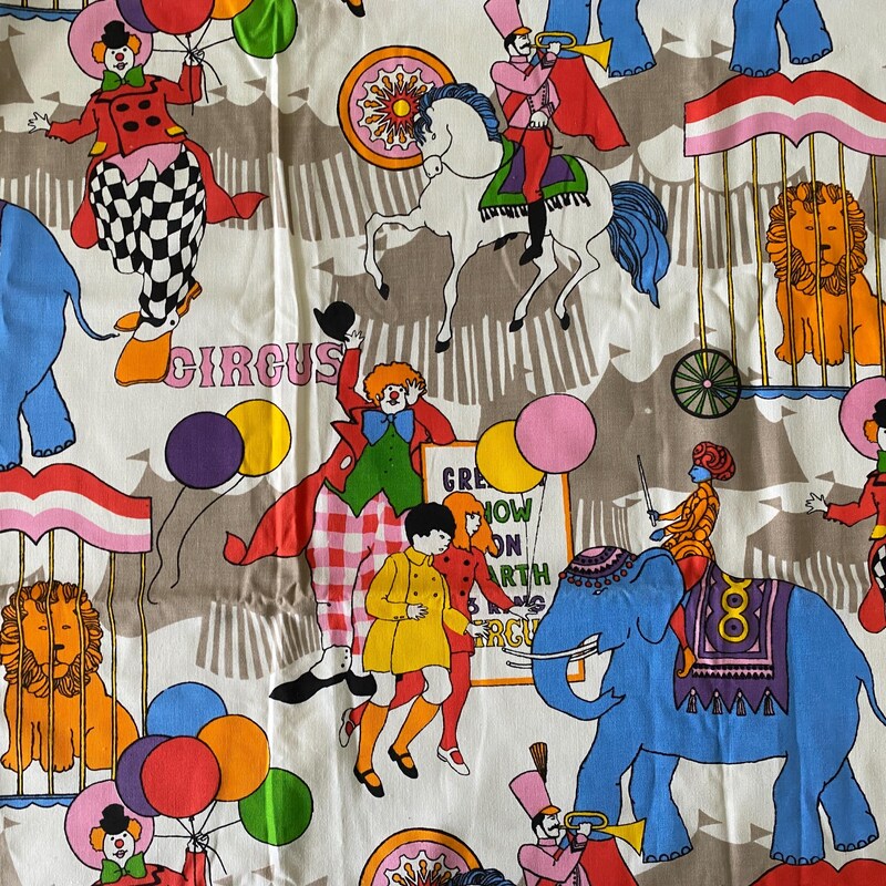 Circus Fabric - Etsy