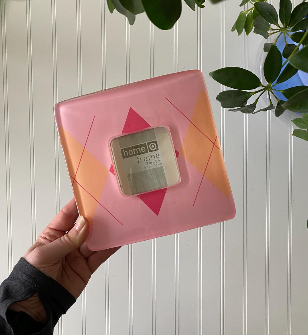 Y2k 'target Home' Mini Photo Frame | Vintage 2000 Argyle 3" X 3 ...