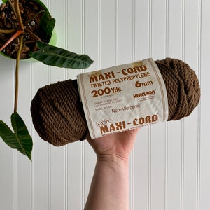 Vintage Macrame Cord by Herculon | Retro 1970 Herculon Macrame Cord ...