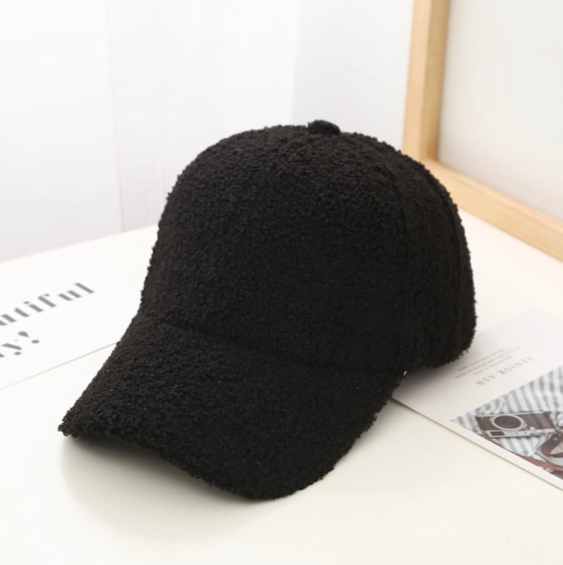 Sherpa Faux Fur Shearling Sherpa Baseball Cap Women Baseball Cap for ...