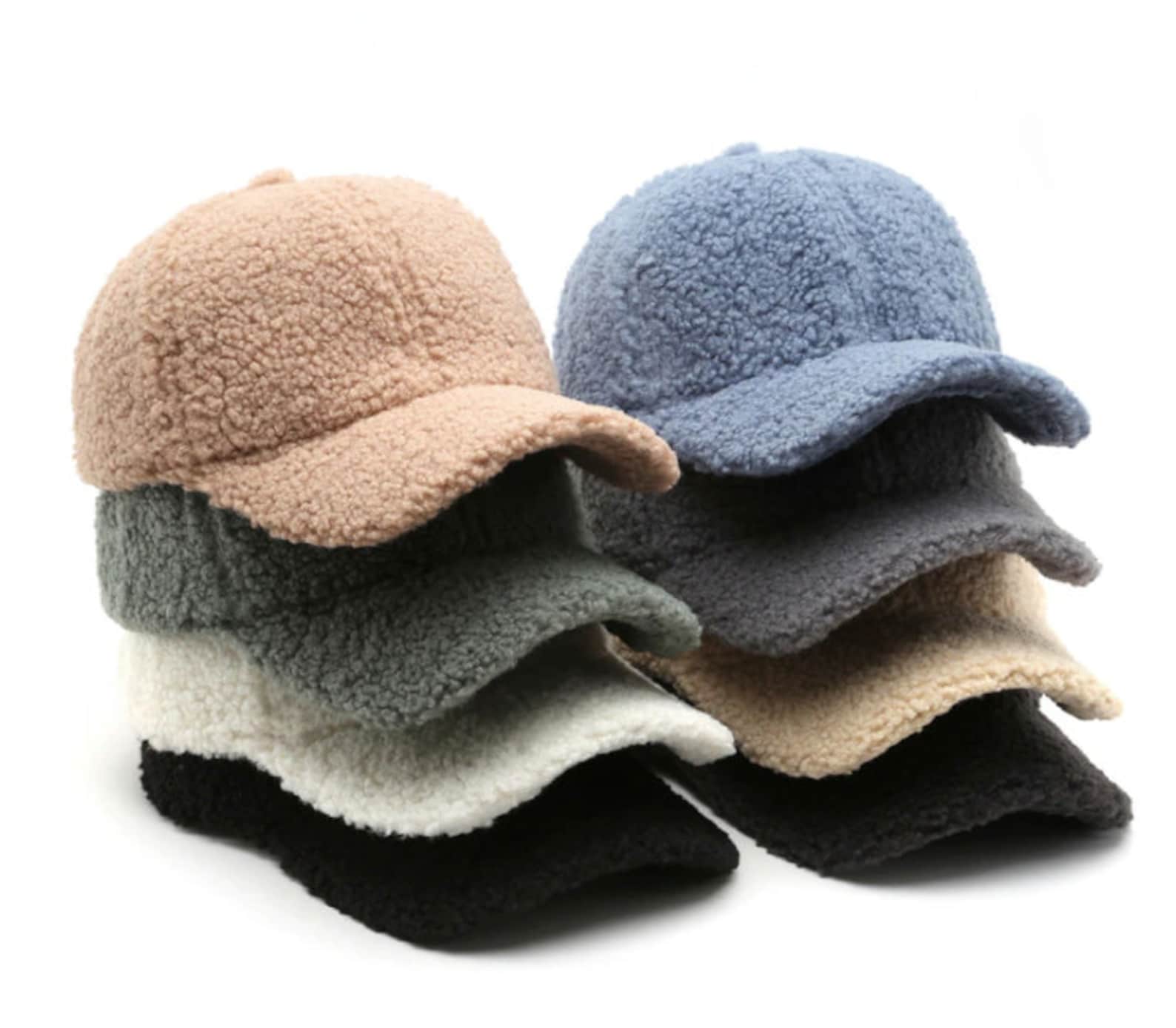 Sherpa Faux Fur Shearling Sherpa Baseball Cap Women Baseball Cap for ...