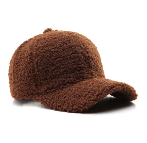 Sherpa Faux Fur Shearling Sherpa Baseball Cap Women Baseball Cap for ...