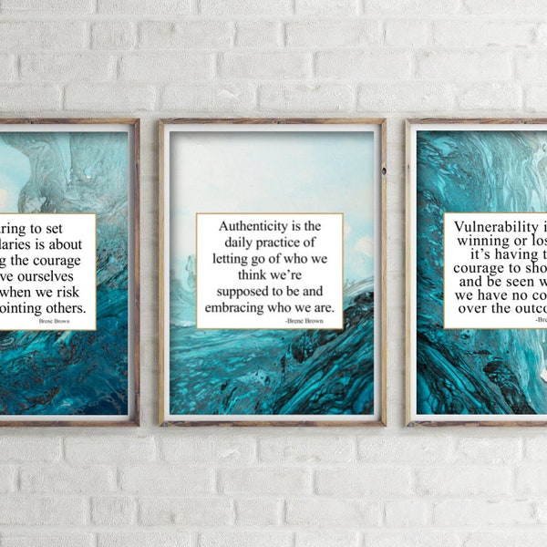 Teal Blue Brown - Etsy
