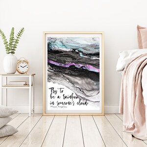 Try to Be a Rainbow in Someone's Cloud -maya Angelou Quote ...