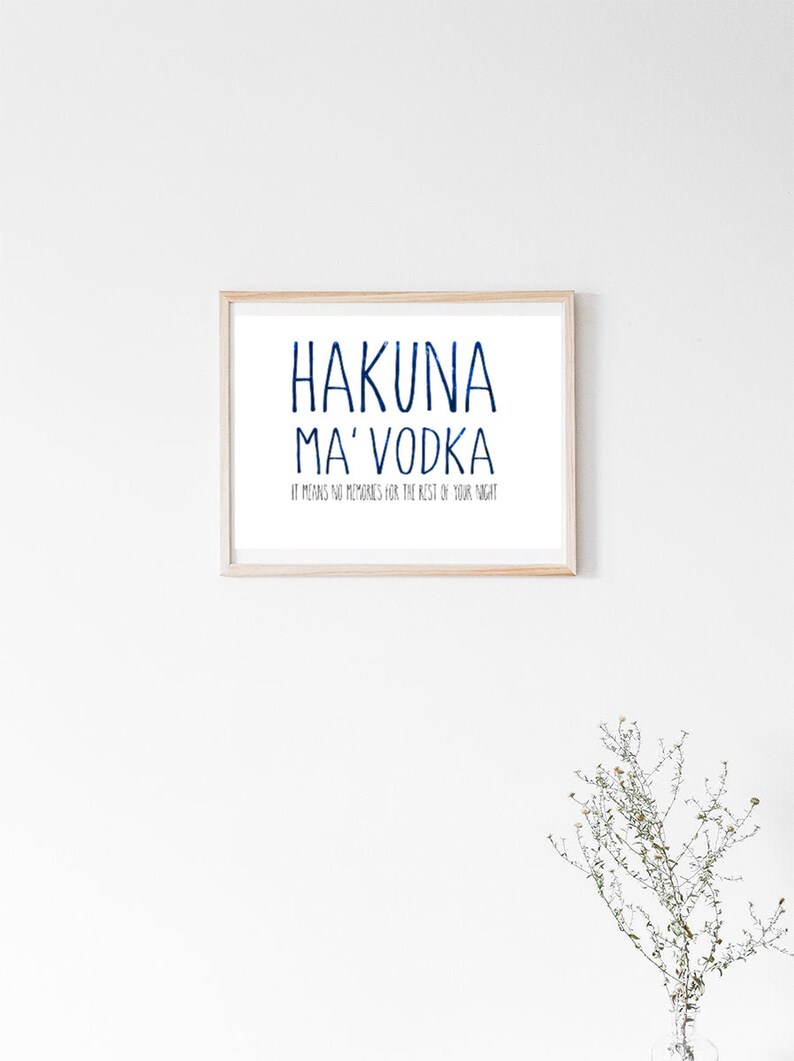 Vodka Funny Definition Alcohol Sign Alcohol Gifts Gift for | Etsy