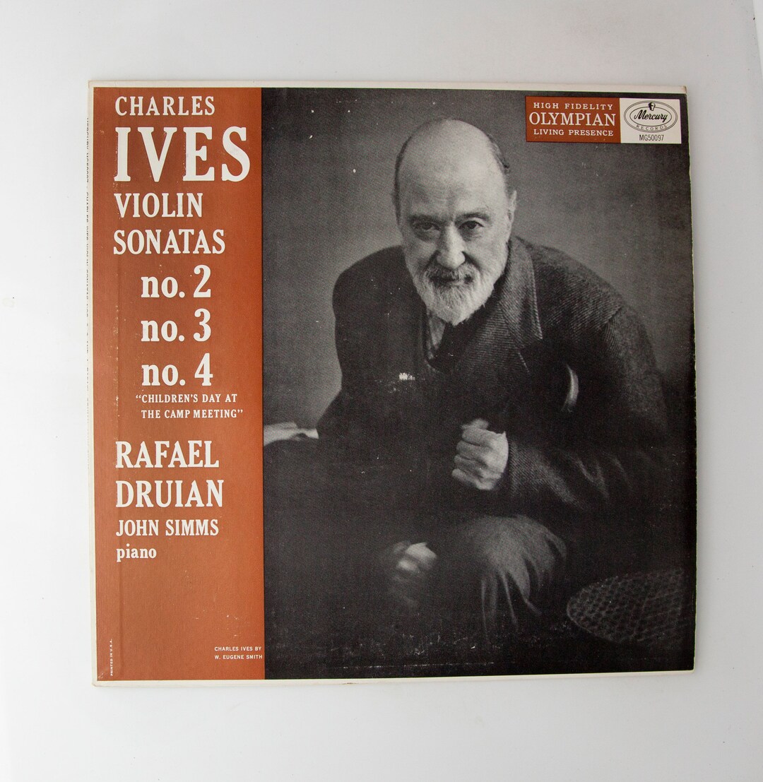 Charles Ives Violin Sonata No 2 3 4 Rafael Druian Violin - Etsy