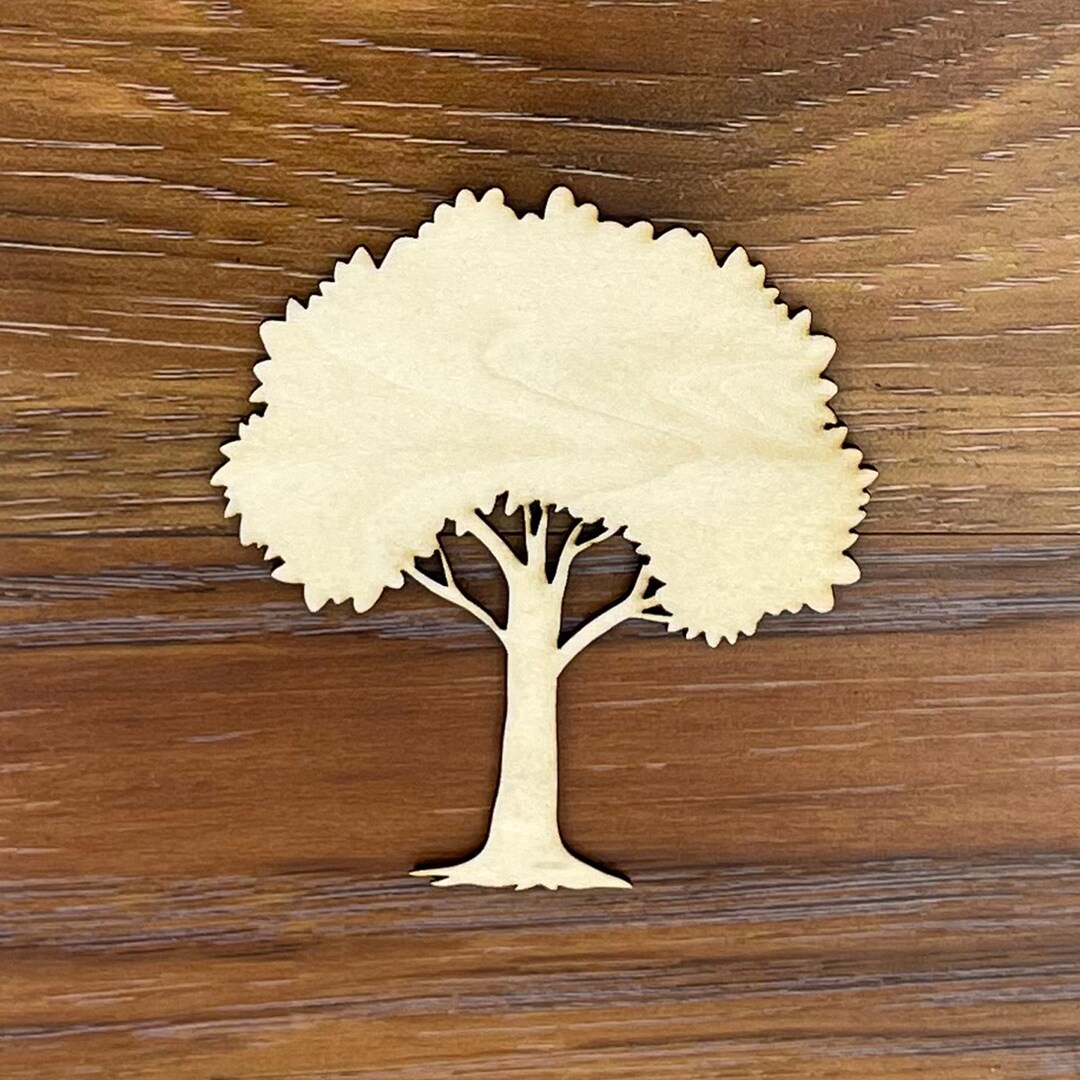 Tree | Wooden Tree Cutout | Multiple Sizes | Laser Cut Unfinished Wood ...