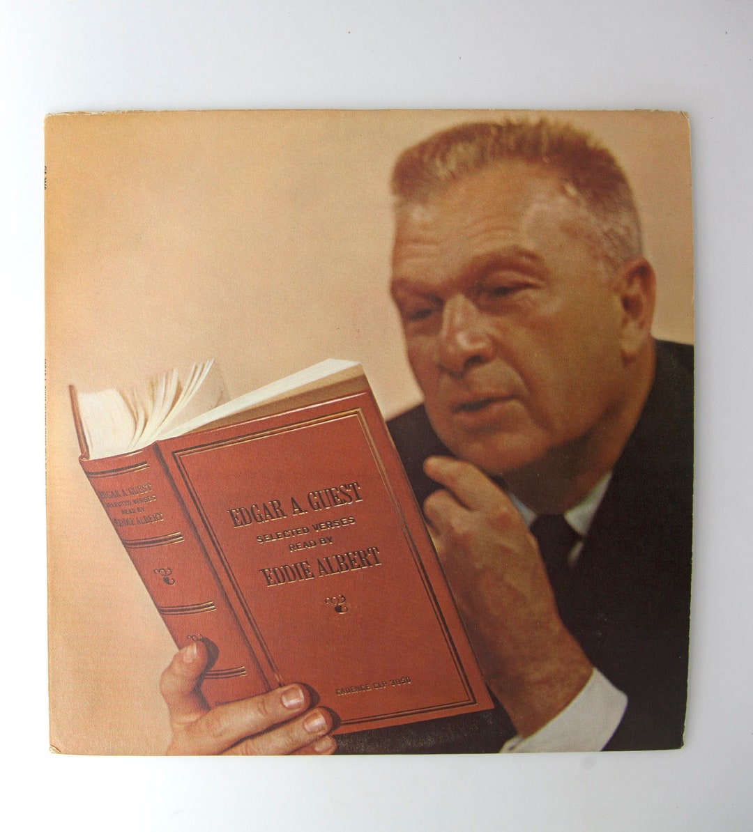 Edgar A. Guest Selected Verses Read by Eddie Albert - Etsy