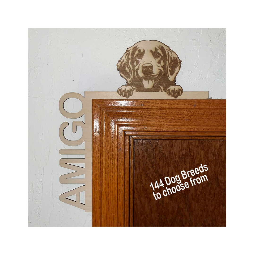 Personalized Dog Door Corner - 144 Breeds (see Description for List ...