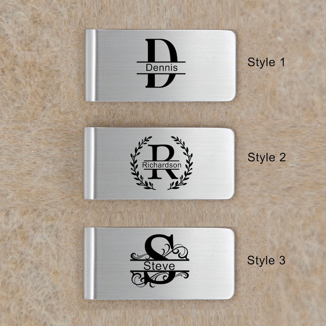 Personalized Laser-engraved Money Clip - Etsy