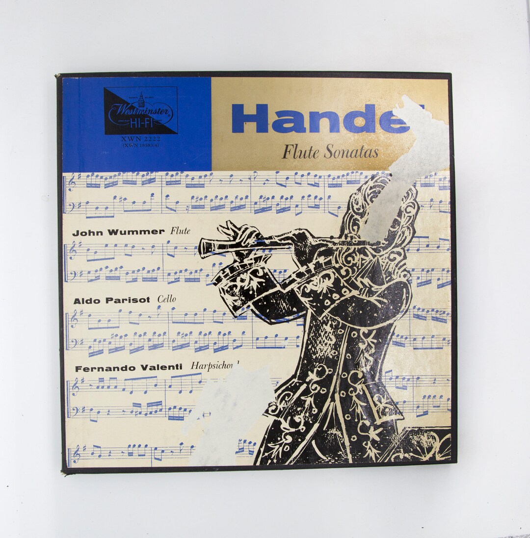 Handel Flute Sonatas John Wummer Flute Fernando Valenti - Etsy