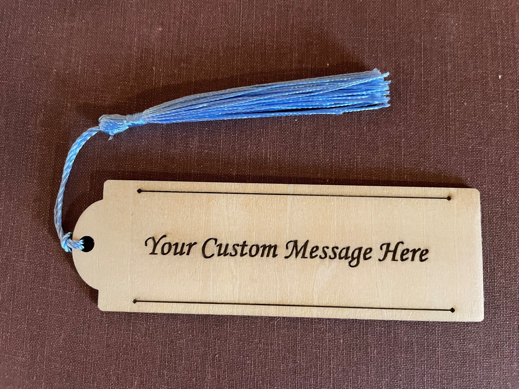 Personalized Bookmark - Engraved Custom Message Bookmark - Engraved ...