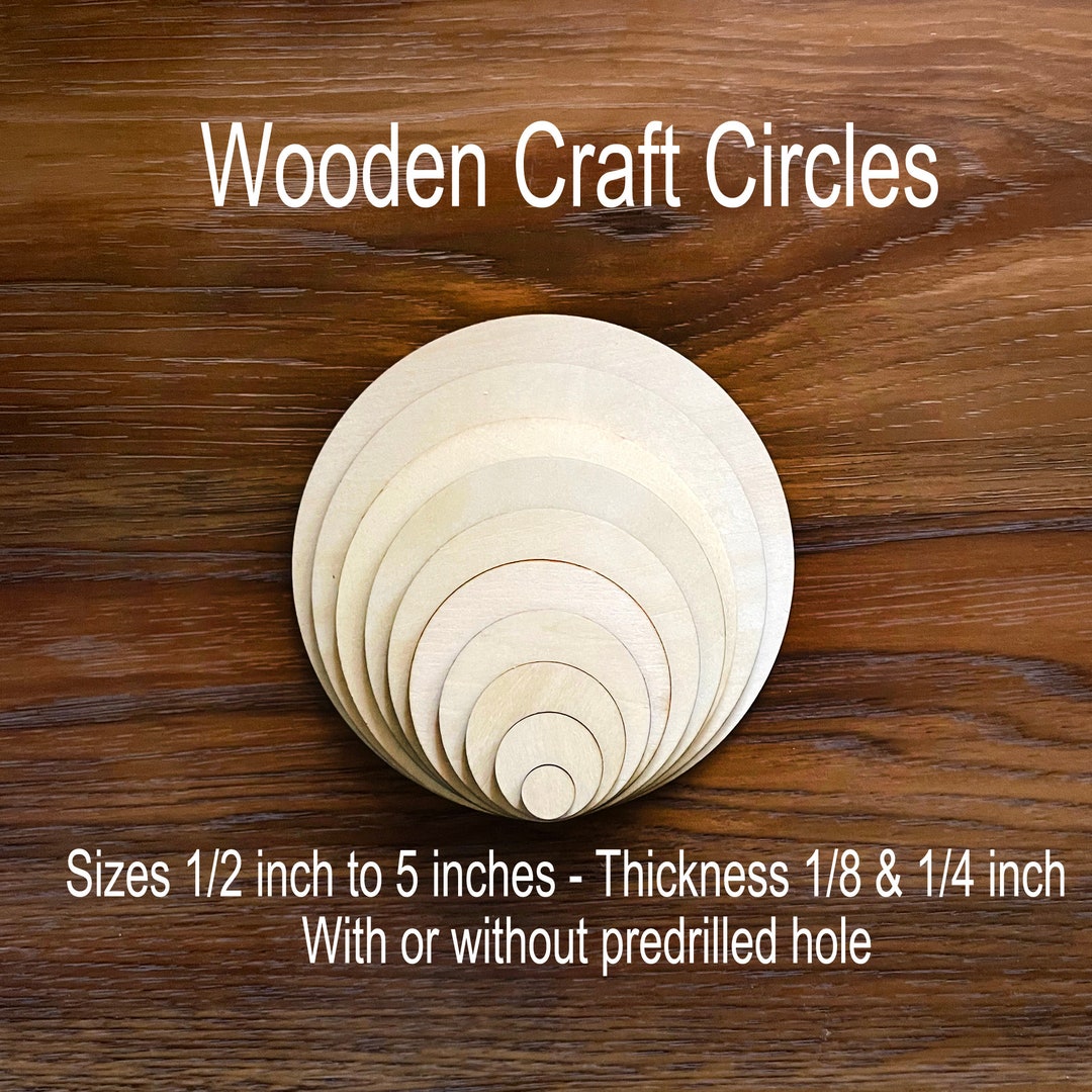 Wood Rounds | Unfinished Rounds | Wooden Discs | Craft Rounds | Wooden ...