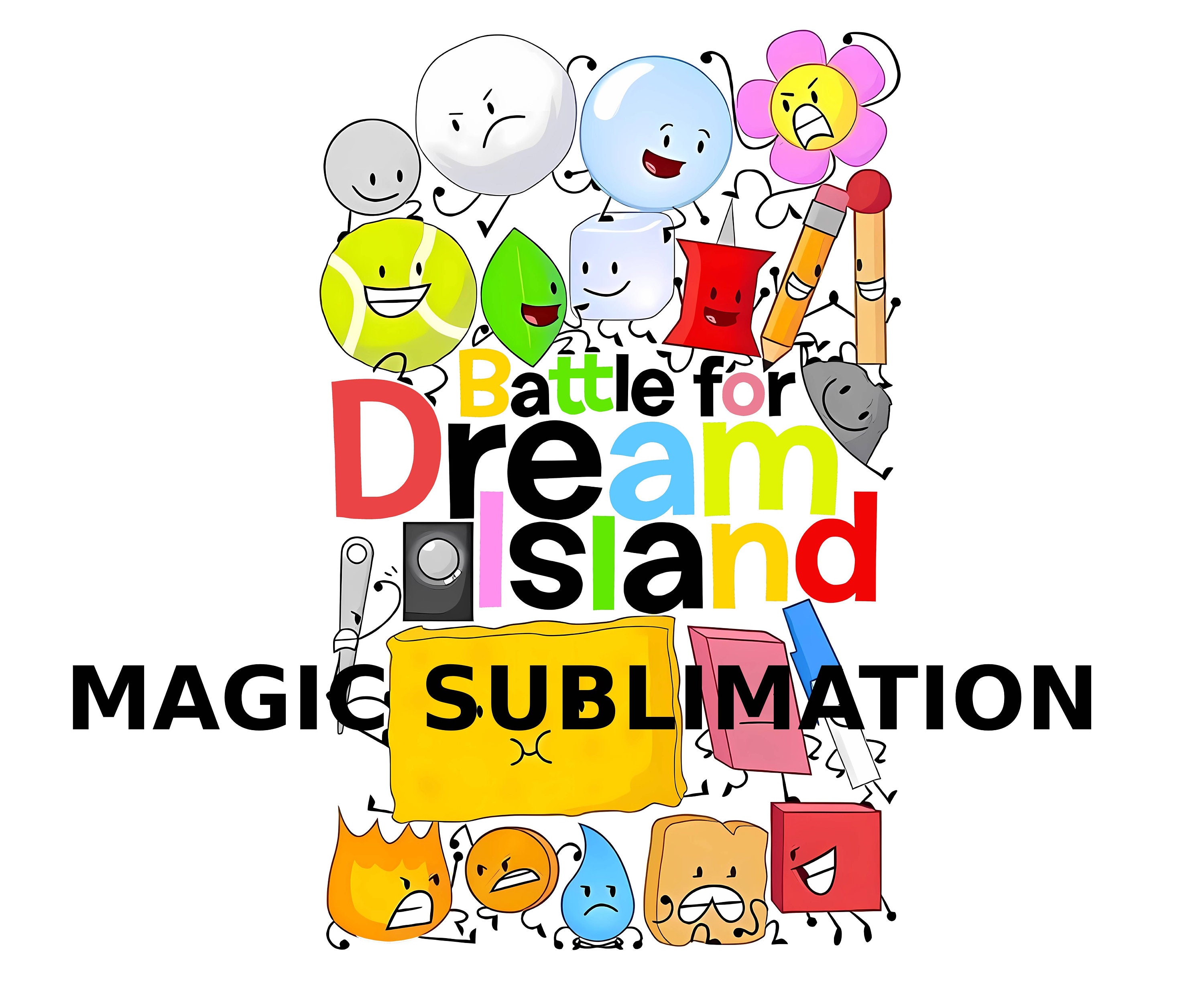 BFDI Battle for Dream Island Digital Dream Island PNG BFDI - Etsy