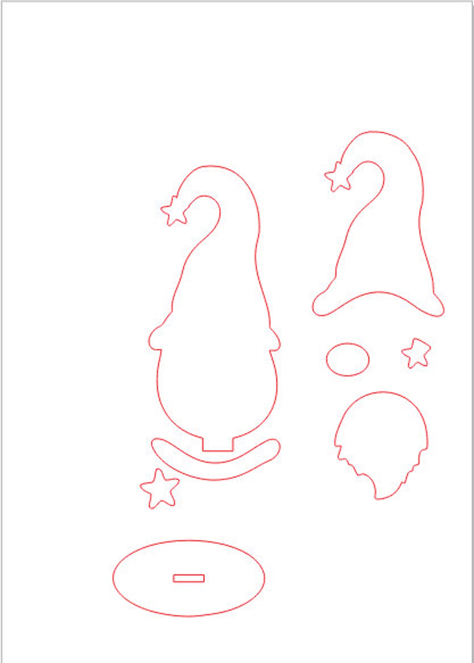 Fairy Tale Gnomes Cutting Machine SVG Files / Nursery Room Laser Cut Ai ...