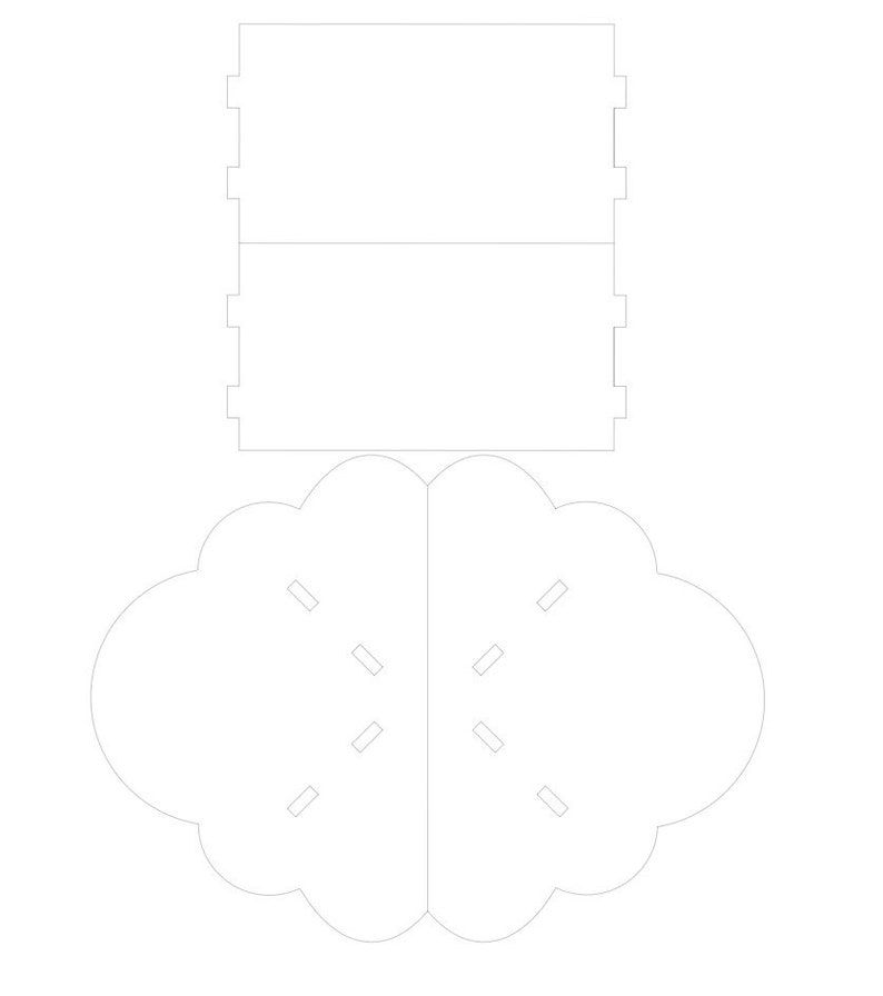 Business Card Holder SVG Laser Cut Vector File for Cnc - Etsy