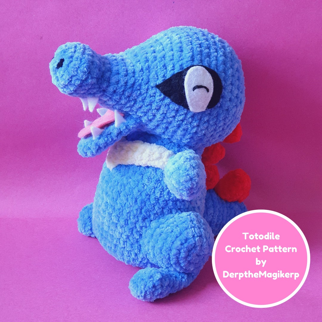 Totodile Amigurumi Crochet Pattern - PDF File - Pokemon Inspired ...