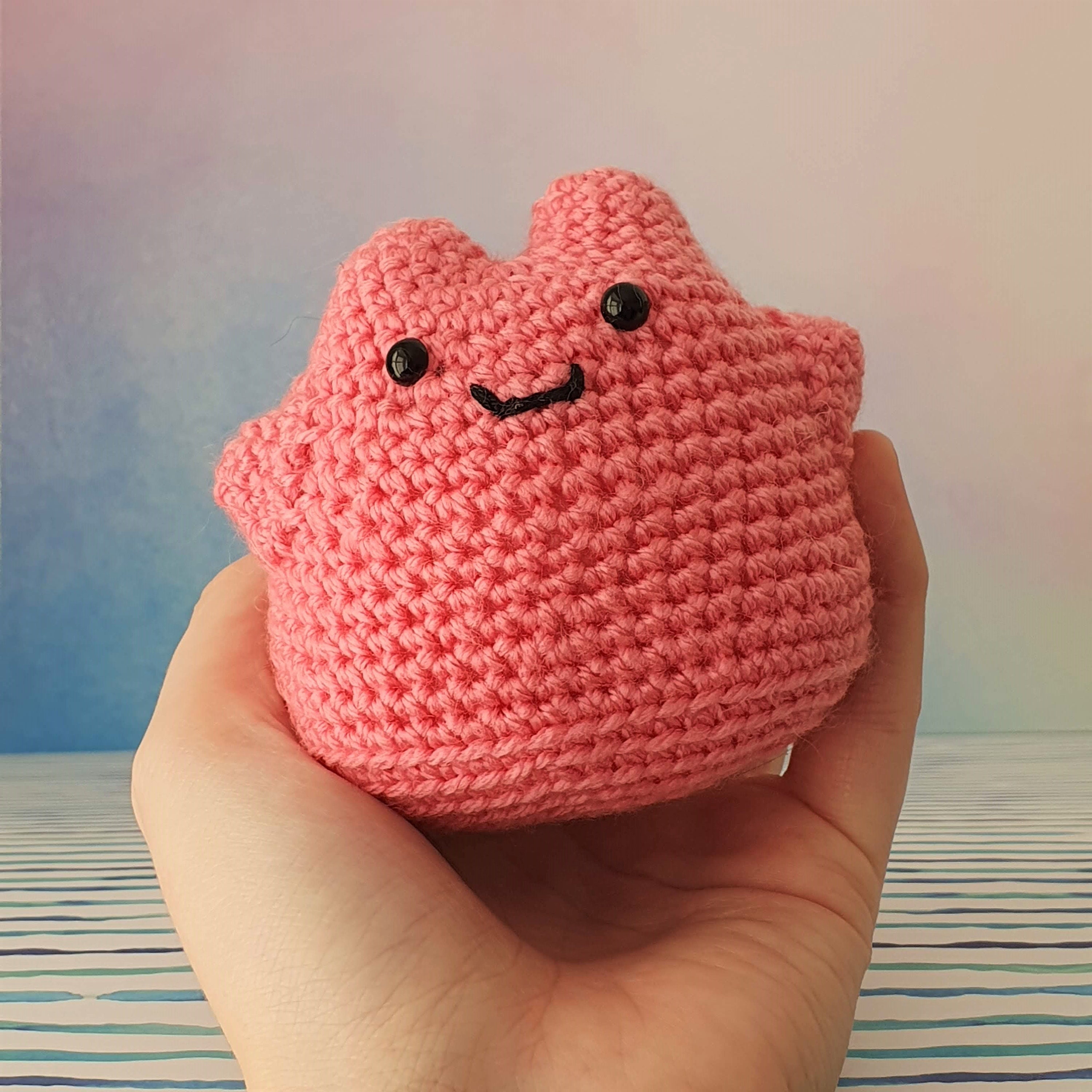 Ditto Squish Amigurumi Crochet Pattern PDF File Pokemon - Etsy Canada