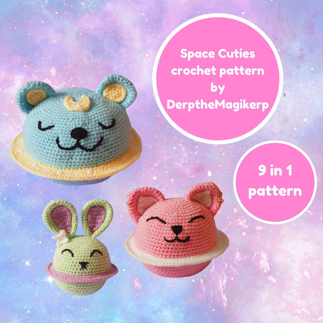 Planet Amigurumi Crochet Pattern – Space Animals (PDF Pattern) - Etsy