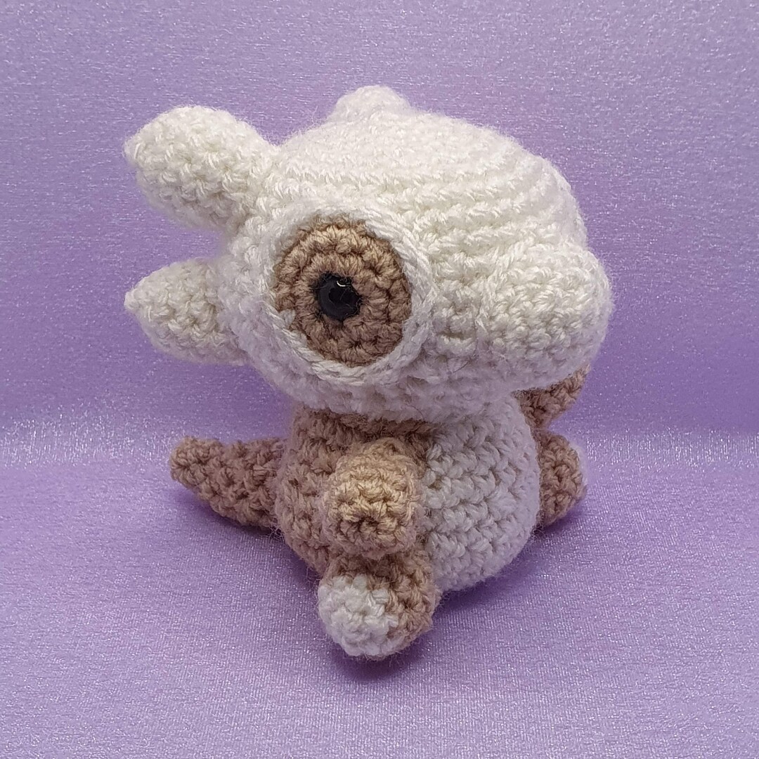 Cubone Plush Pokemon Inspired Amigurumi Crochet Plushie Toy - Etsy