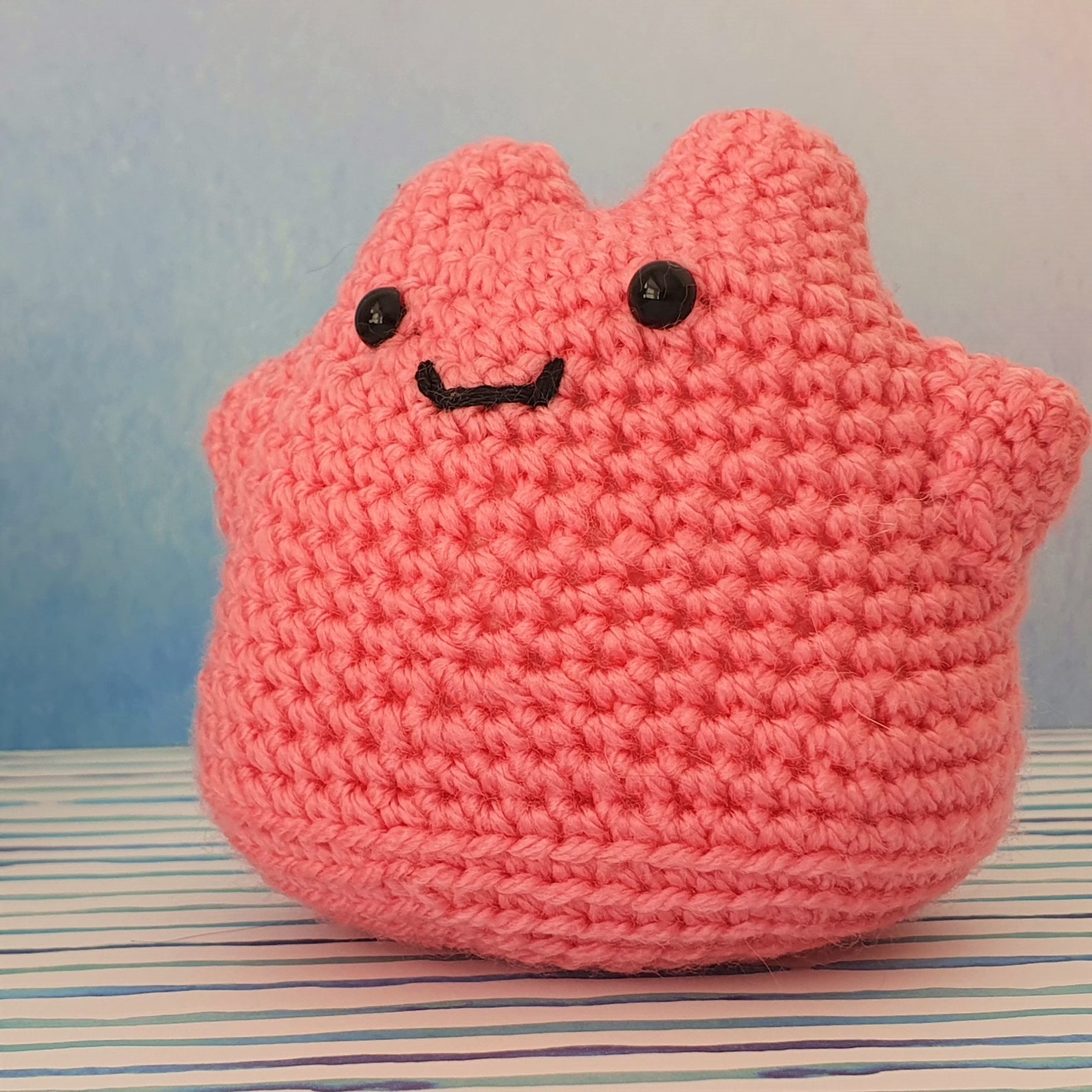 Ditto Squish Amigurumi Crochet Pattern - PDF File - Pokemon Inspired ...