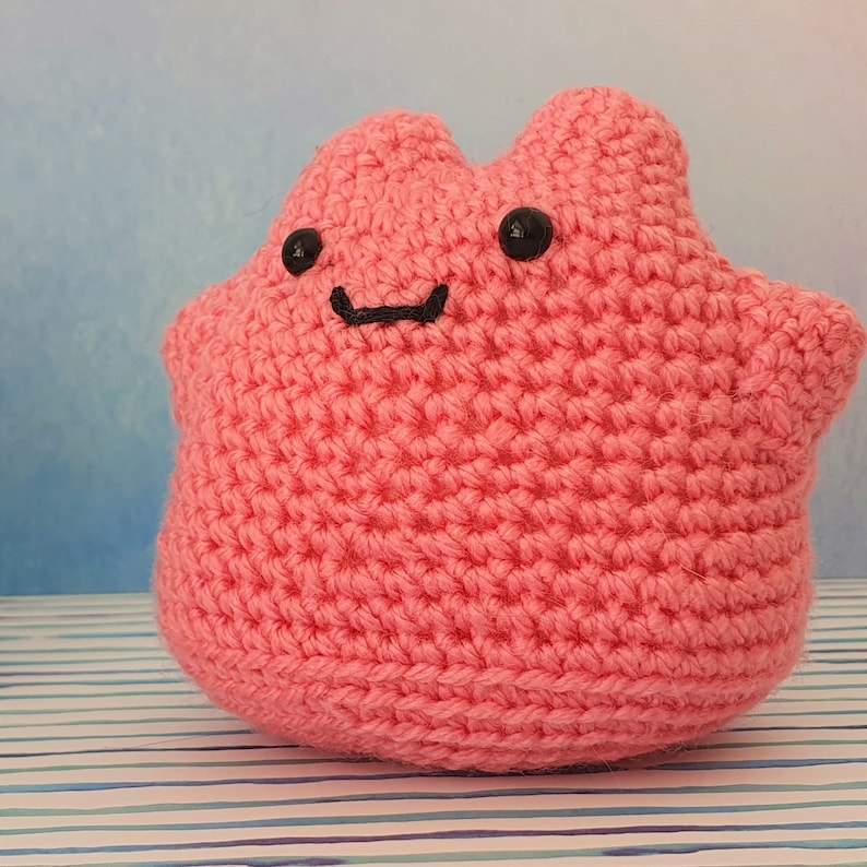 Ditto Squish Amigurumi Crochet Pattern PDF File Pokemon - Etsy