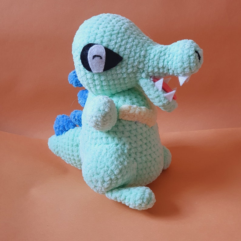 Totodile Amigurumi Crochet Pattern - PDF File - Pokemon Inspired ...
