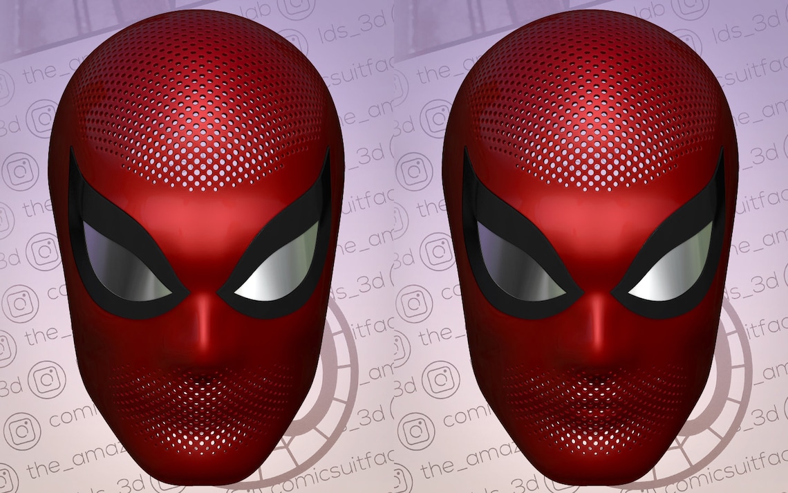 Alex Ross Spider-man - 3D FILES ONLY - Faceshell and Lenses - Etsy