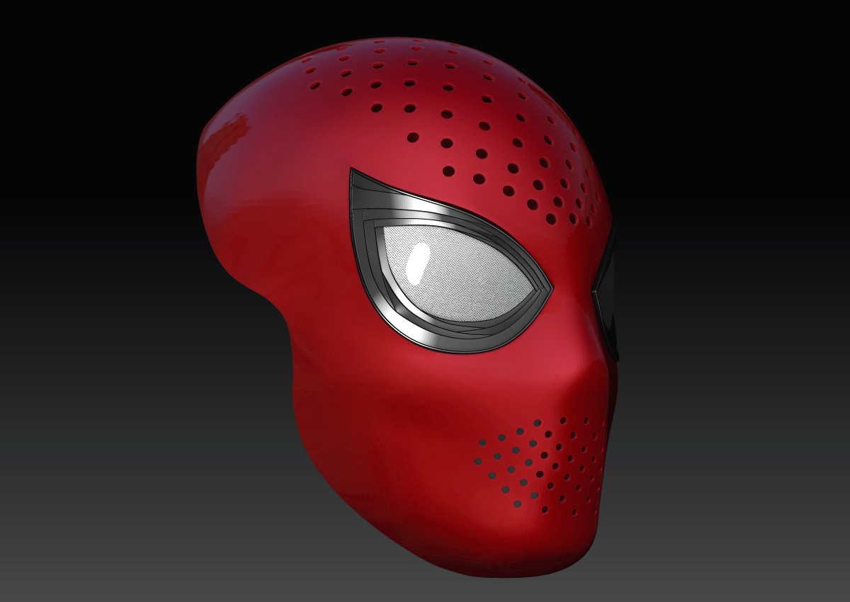 MCU Spider-man - 3D FILES ONLY - Faceshell and Lenses - Etsy