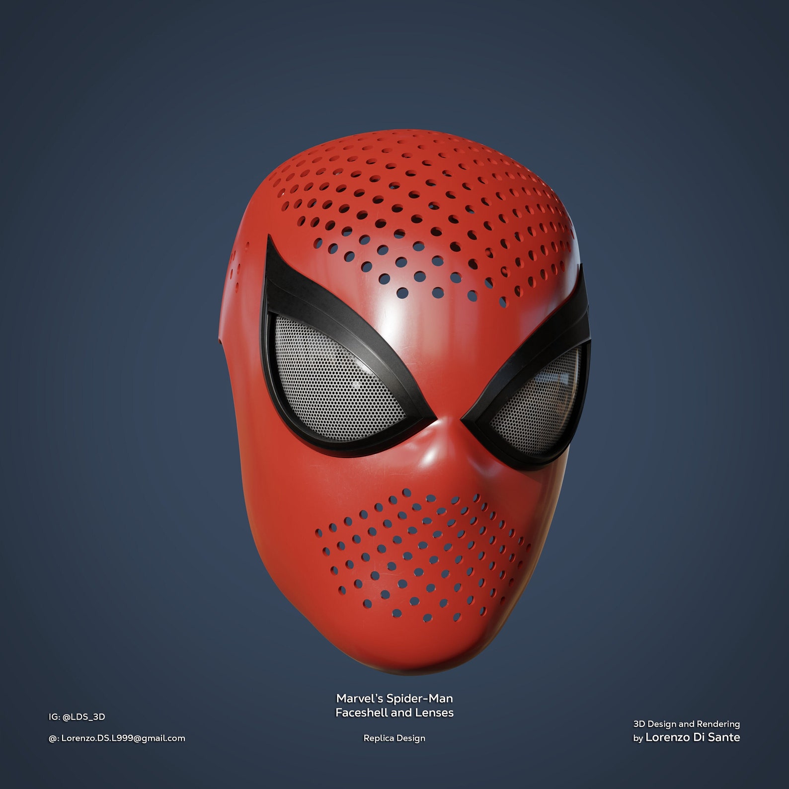 Marvel's Spider-man 3D FILES ONLY Faceshell and Lenses - Etsy