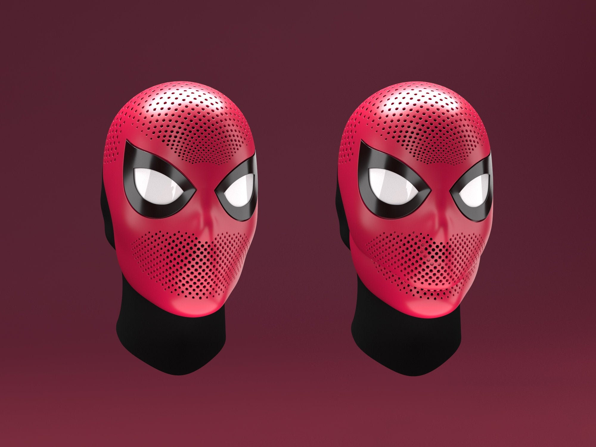 Classic Spider-man 3D FILES ONLY Faceshell and Lenses - Etsy