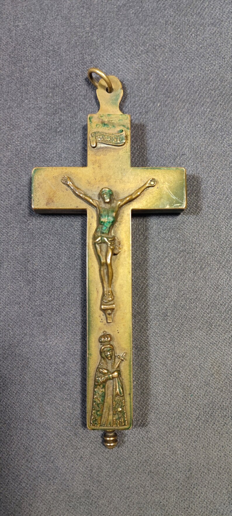 1800s Brass Reliquary Crucifix 62 Relics Very Rare - Etsy