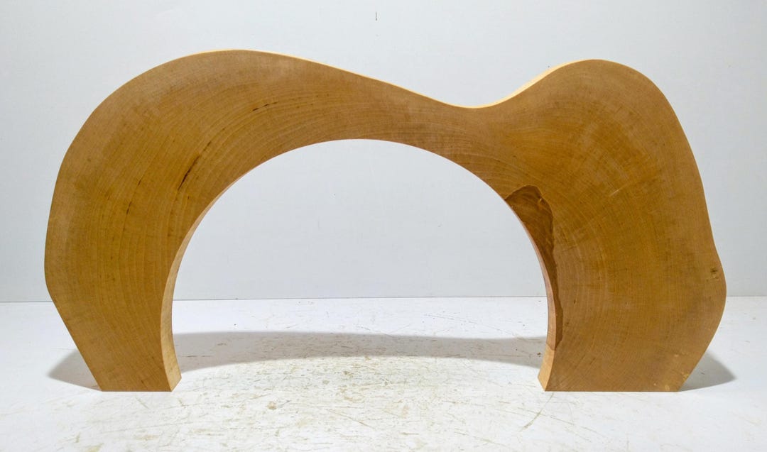 Large Wooden Bow, Made From a Tree Slice, Wood, Wooden Decoration ...