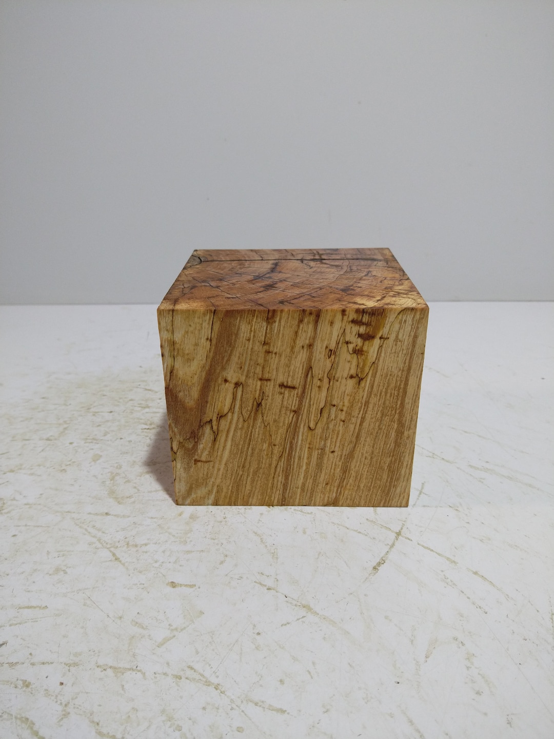 Klein, Holzklotz, Holzblock, Holzstele, Holzpodest, Holzdeko ...