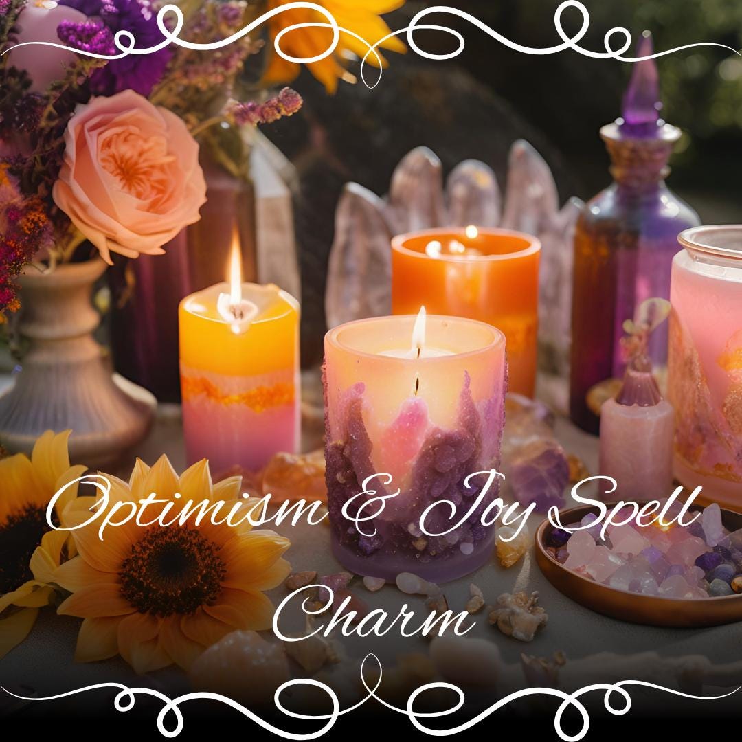 Joy & Positivity Charm | Happiness Talisman | Custom Intention Jewelry ...