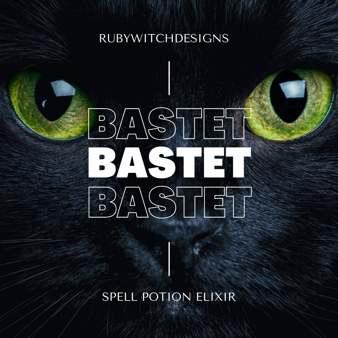 Bastet Potion Elixir Oil: Goddess of Cats, Pleasure & Protection - Etsy