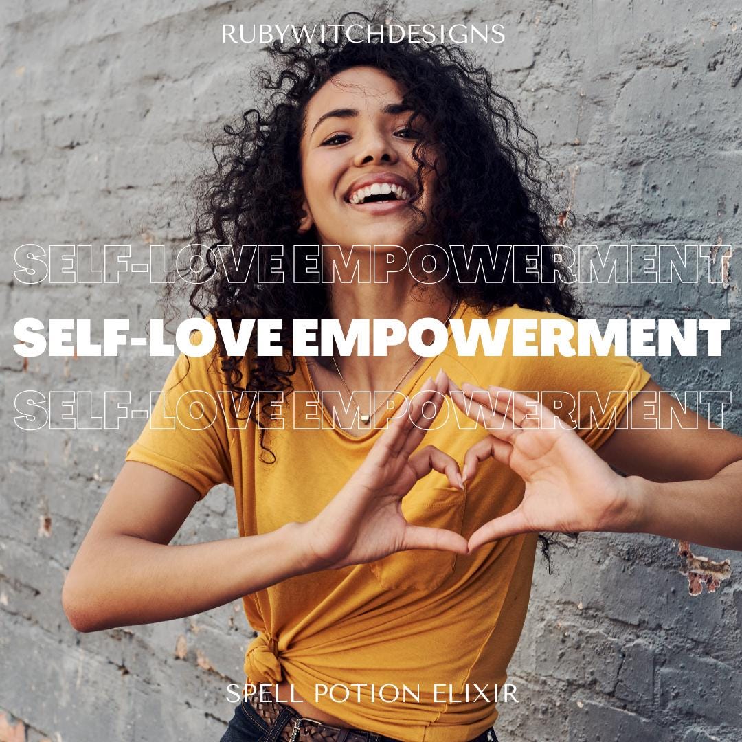 Self-love Empowerment Potion Oil Elixir– Confidence and Self-worth, You ...