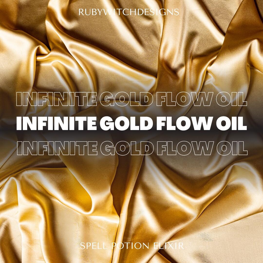 Money Manifestation Oil: Infinite Gold Flow Potion - Lions Gate Ritual ...