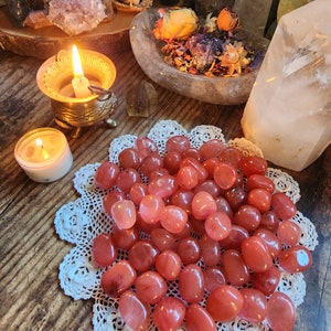 Tumbled Cherry Quartz Crystal. Associated With Hope, Healing, Balance ...