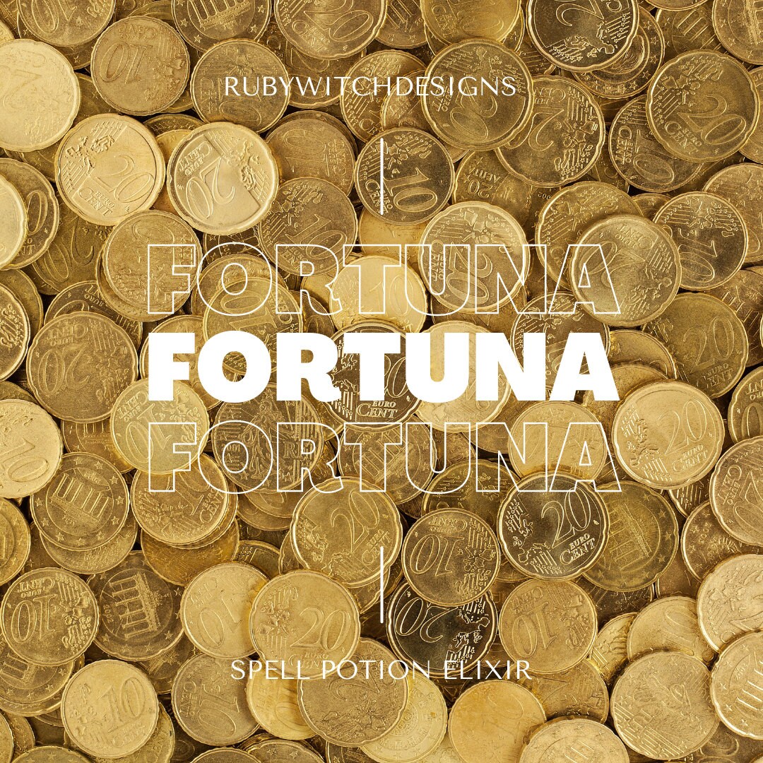Fortuna Potion Elixir Oil: Goddess of Wealth & Luck - Etsy