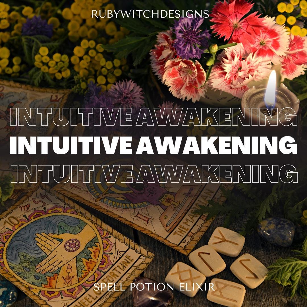 Intuitive Awakening Potion Oil Third Eye & Psychic Gift Activation ...